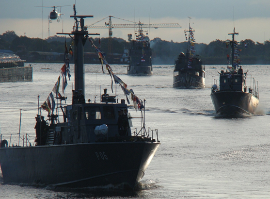 Paraguay's historic gun boat sails again