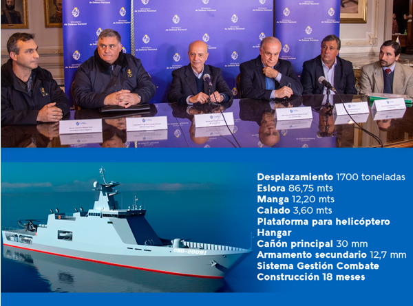 Uruguay chose Cardama shipyard for 2 OPVs