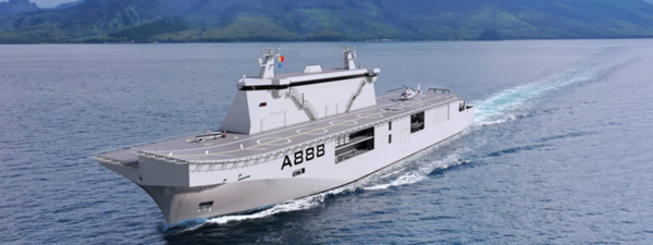 Steel cutting for German F126 frigate takes place at Damen