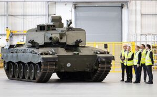 Challenger 3 prototype rolls off RBSL production line