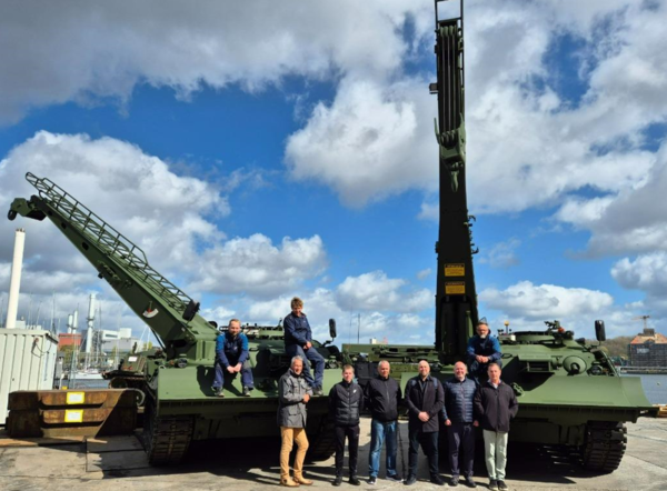 NSPA delivers two BPz2 recovery vehicles to Lithuanian Army
