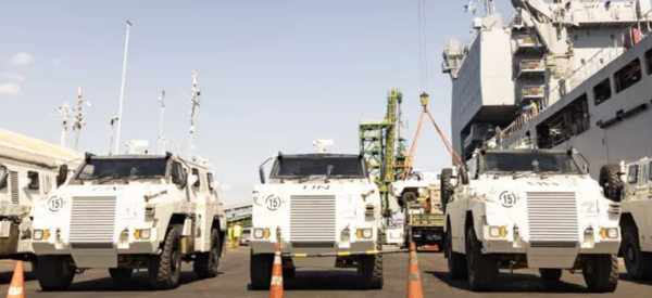 14 Bushmaster protected mobility vehicles delivered to Fiji