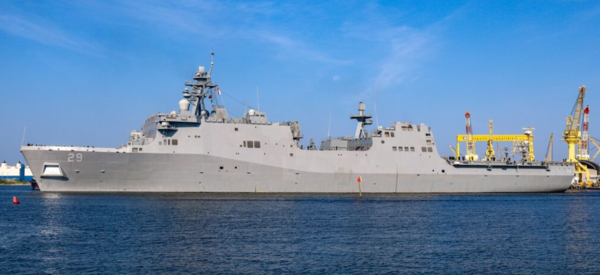 13th San Antonio-class LPD departs from Ingalls Shipbuilding