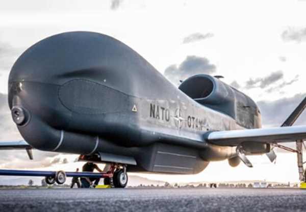 Five NATO RQ-4D ''Phoenix'' support NATO