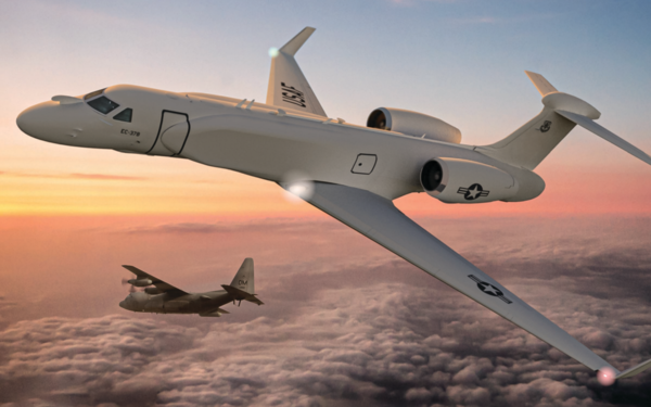 EA-37B “Compass Call Cross Deck” aircraft : L3Harris