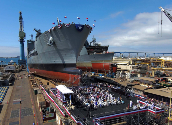 GD NASSCO launches fifth John Lewis-class replenishment oiler