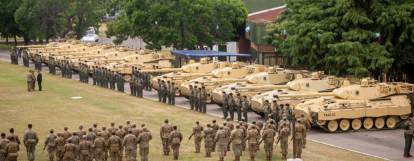 Argentine Army takes delivery of 10 TAM 2C-A2 tanks