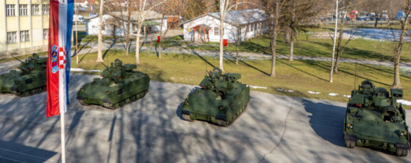 Croatian Army receives first four Bradley infantry vehicles