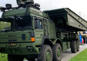 HX ANACONDA wheeled bridge-laying system presented for public views