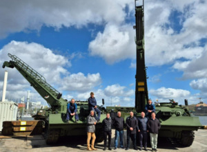 NSPA delivers two BPz2 recovery vehicles to Lithuanian Army