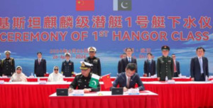 Pakistan Navy’s 1st HANGOR class submarine is launched