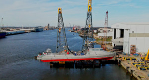 U.S. Navy christens newest Unmanned Surface Vessel