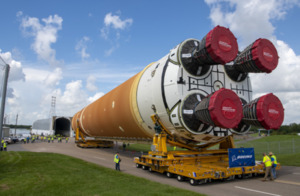 Boeing delivers core stage of SLS rocket to NASA