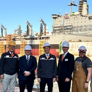 Korea's two largest shipyards host US Secretary of the Navy